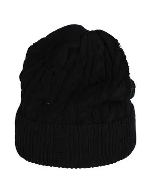 Roberto Cavalli Wool Beanie - Black