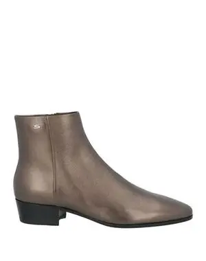 Santoni Leather Ankle Boots