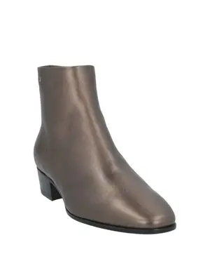 Santoni Leather Ankle Boots