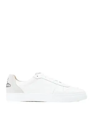 VIVIENNE WESTWOOD Leather Low-top Sneakers - White