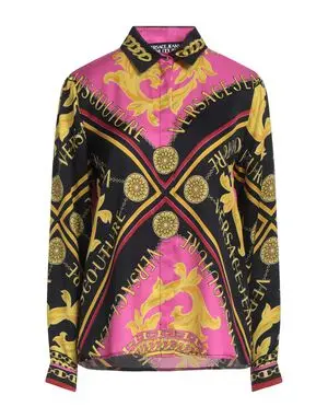 Versace Printed Twill Shirt - Black