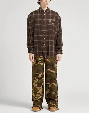 Palm Angels Shirt Size Rayon, Polyester - Brown