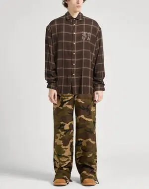 Palm Angels Shirt Size Rayon, Polyester - Brown
