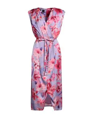 Pinko Midi Satin Floral-print Dress