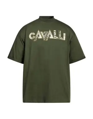 Roberto Cavalli T-shirt Size Cotton - Green