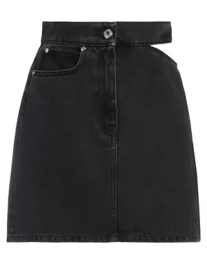 MSGM Denim Flared Skirt