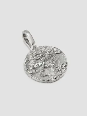 David Yurman Dragon Amulet In Sterling