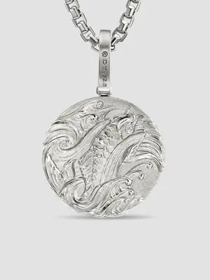 David Yurman Dragon Amulet In Sterling