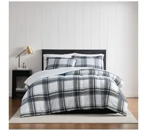 London Fog Nottingham Plaid Full/queen 3-piece Mforter Set - One-color