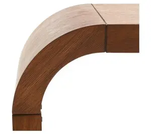 SAFAVIEH Liasonya Curved Console Table