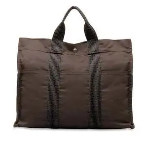 Hermès Herline Canvas Tote Bag (preowned) - Brown