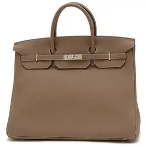 Hermès Birkin 40 Leather Tote Bag - Brown