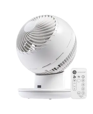 IRIS Woozoo Dc Motor Quiet And Eco-friendly Oscillating Fan - White