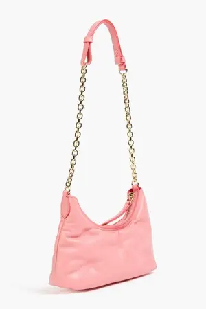 MAISON MARGIELA Glam Slam Quilted Leather Shoulder Bag - Pink
