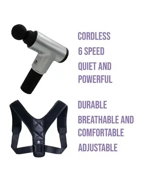 PURSONIC Ultimate Pain Relief And Posture Support Bundle