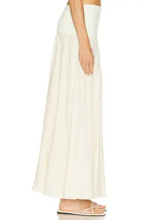 Johanna Ortiz Light And Sound Ankle Skirt - Ecru