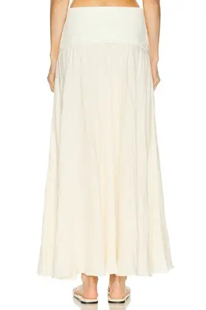 Johanna Ortiz Light And Sound Ankle Skirt - Ecru