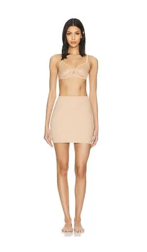 Commando Classic Mini Half Slip With Control Short - Beige