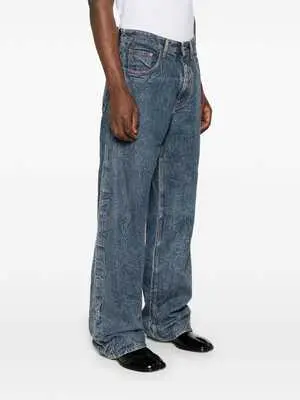 MAISON MARGIELA Cracked-effect Jeans