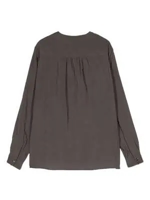 BLANCA VITA Band-collar Blouse