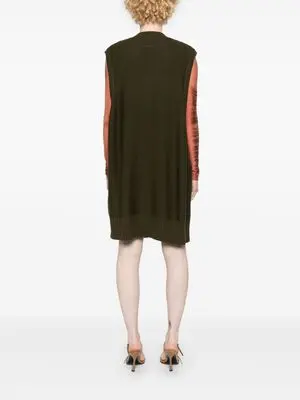 MAISON MARGIELA Sleeveless Knitted Minidress - Green