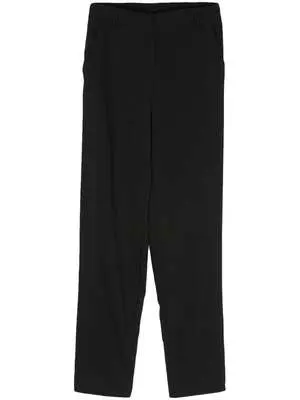BLANCA VITA Pelargo Slim-cut Trousers - Black