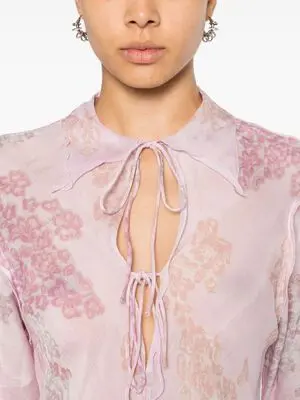 Acne Studios Seasonal-print Ankle-length Dress