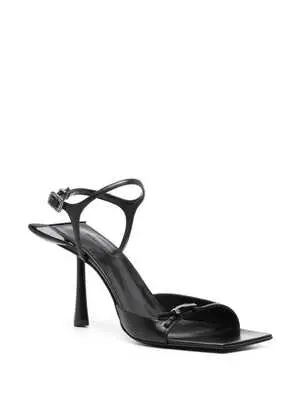 Benedetta Bruzziches 90mm Crystal-buckle Leather Sandals