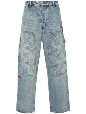 Ksubi Maxx Operator K9 Mid-rise Cargo Jeans - Blue