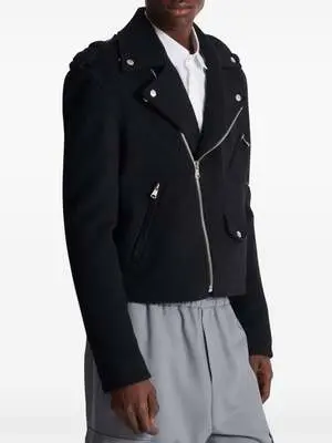 Balmain Brushed Biker Jacket