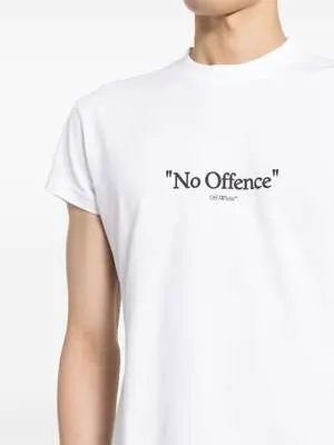 Off-White No Offence Cotton T-shirt