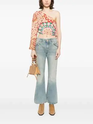 Ba&sh Lucia Asymmetric Top - Pink