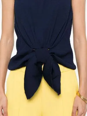 JW Anderson Knot-detail Plissé Top
