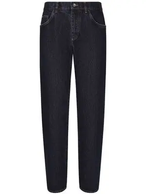 Dolce & Gabbana Mid-rise Straight-leg Jeans - Blue