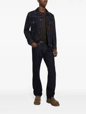 Dolce & Gabbana Mid-rise Straight-leg Jeans - Blue