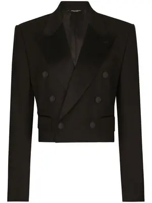 Dolce & Gabbana Double-breasted Cropped Blazer