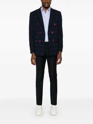 Incotex Tapered Tailored Trousers - Blue