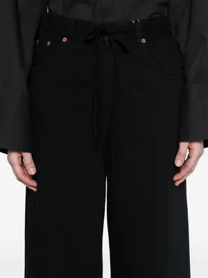 MAISON MARGIELA Wide-leg Cotton Denim Trousers