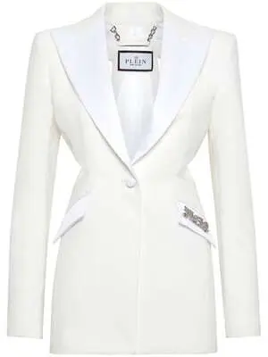 Philipp Plein Straight Hem Blazers For Women
