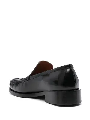 Acne Studios Logo-debossed Leather Loafers
