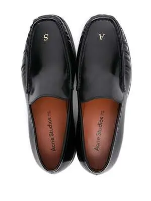 Acne Studios Logo-debossed Leather Loafers