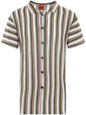 VITELLI Striped Short-sleeve Shirt