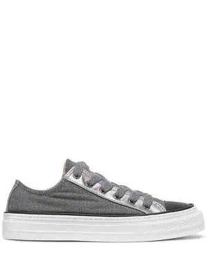 Brunello Cucinelli Panelled Lace-up Sneakers