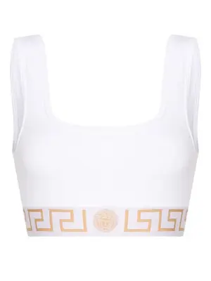 Versace Medusa Head Cropped Top