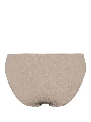 TOTEME Mid-rise Smocked Bikini Bottoms - Neutrals
