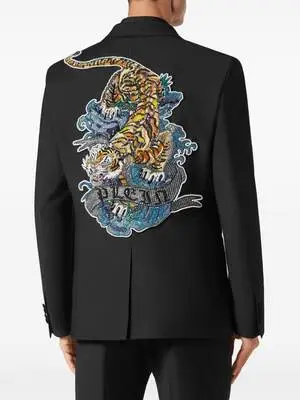 Philipp Plein Beaded Peak-lapel Blazer