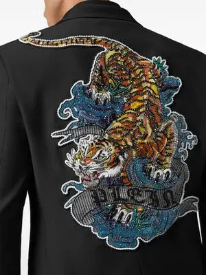 Philipp Plein Beaded Peak-lapel Blazer