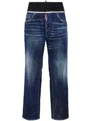 Dsquared2 Mid-rise Straight-leg Jeans