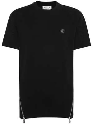 Philipp Plein Zip-detail T-shirt - Black