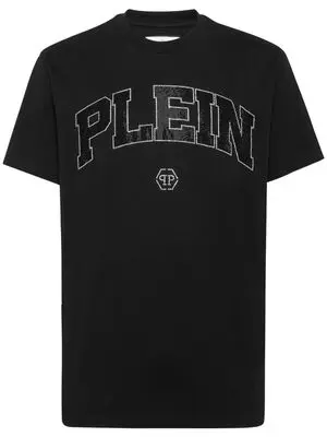 Philipp Plein Logo-print Cotton T-shirt - Black